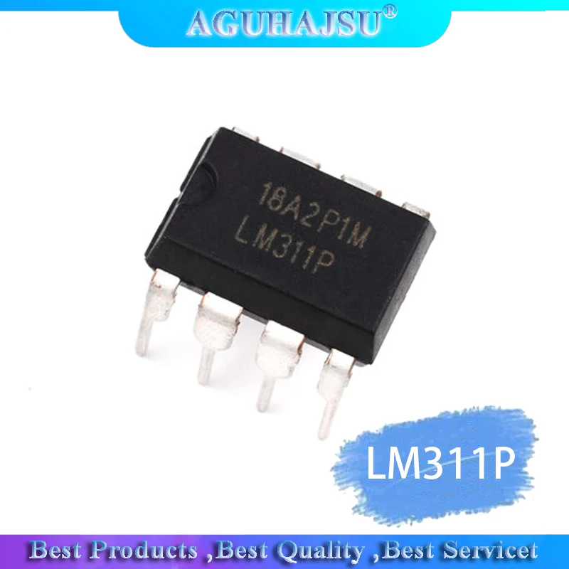 10pcs/lot LM311 LM311P LM311N DIP 8 voltage comparator new original ...
