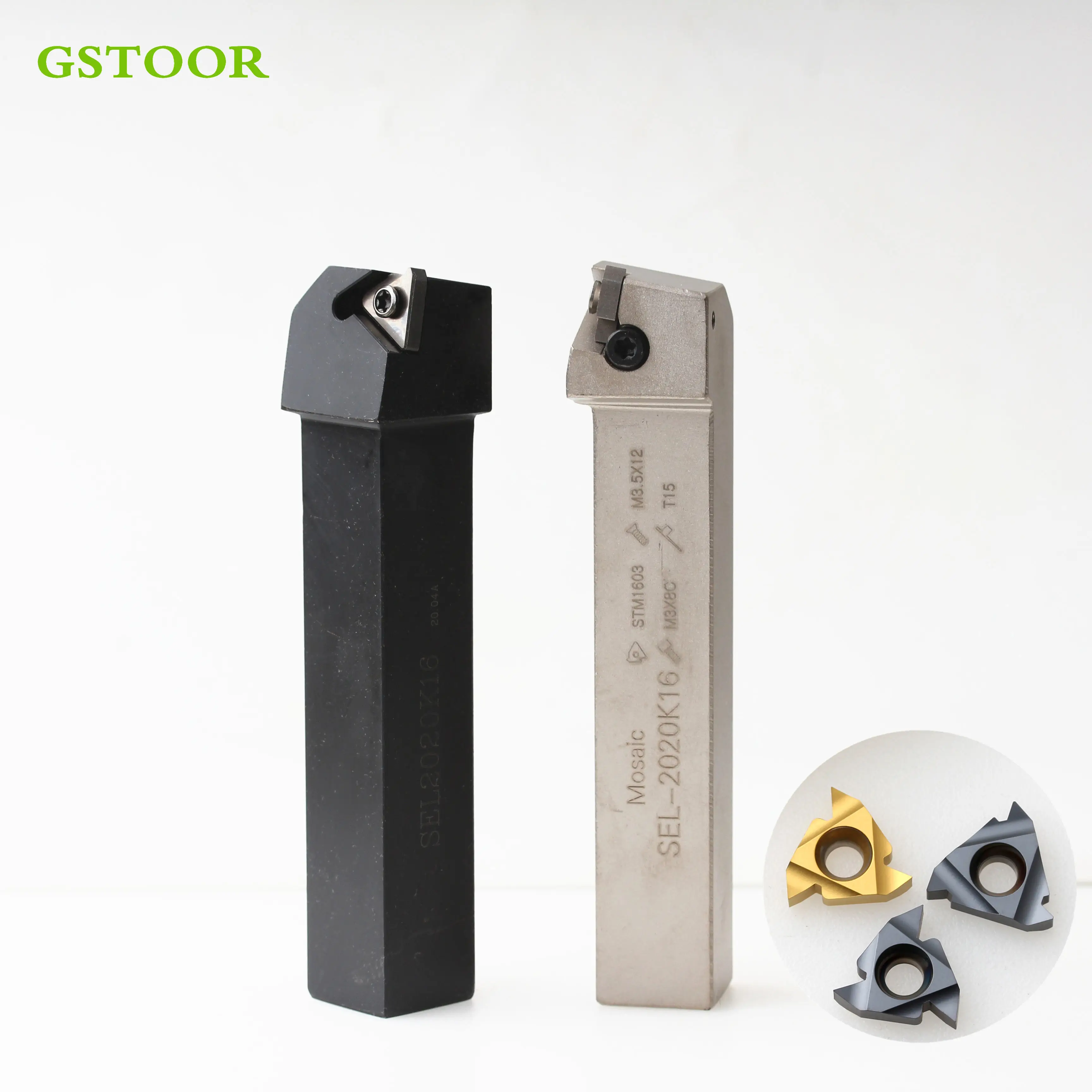 1PC-SER1616H16-SEL1616H16-External-Threading-Turning-Tool-Holder-10PCS ...