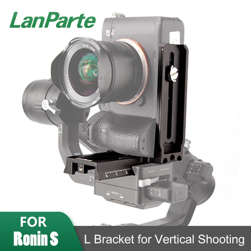 LanParte Ronin S Gimbal Vertical Shooting L Bracket Plate Quick Release ...