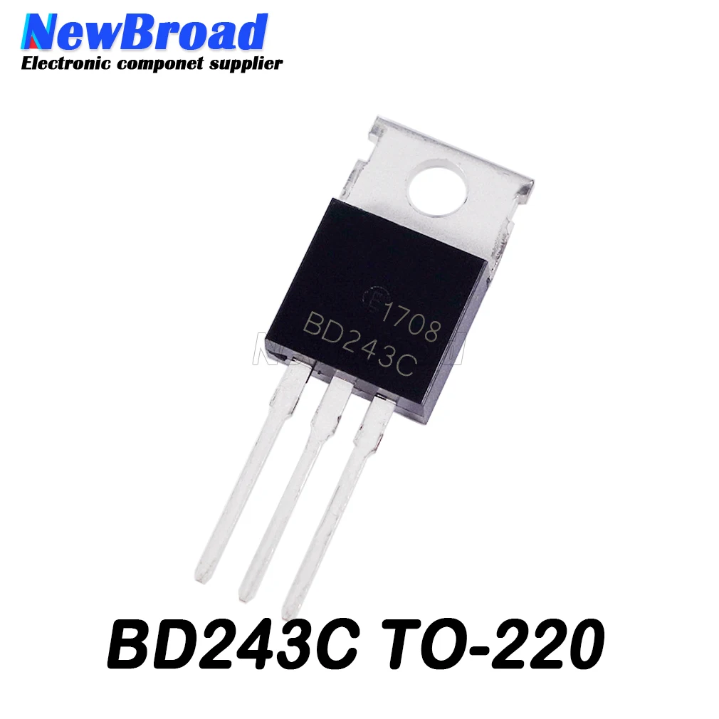 10-pces-bd243c-to220-bd243-100v-6a-a-220-transistores-bipolares-npn ...