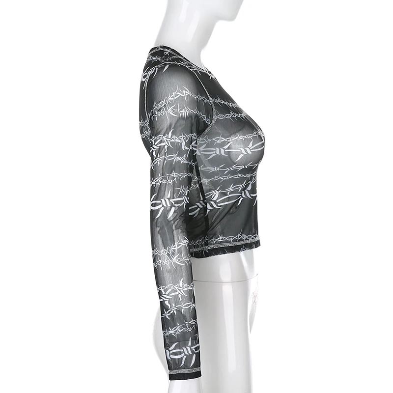 IAMSURE Sexy See Through Transparent Mesh Long | WCA Brands