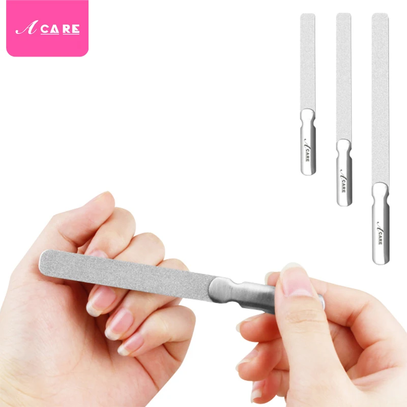1pc Nail File Set Stainless Steel Round Head Professional Metal ...
