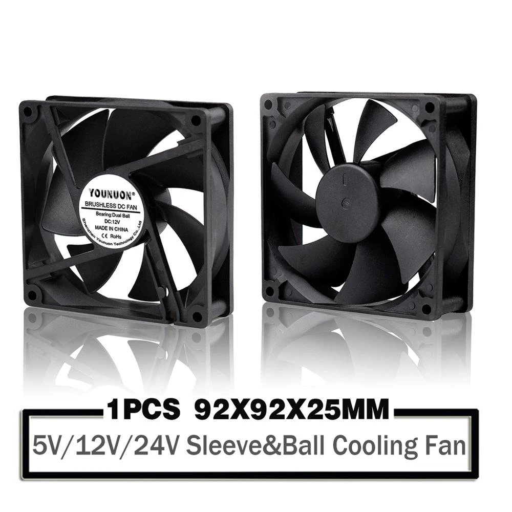 92mm 9225 Cooling Fan Dc 5v 12v 24v 92x92x25mm Cooler Fans Pc Case Cpu Brushless Cooler 9cm ...