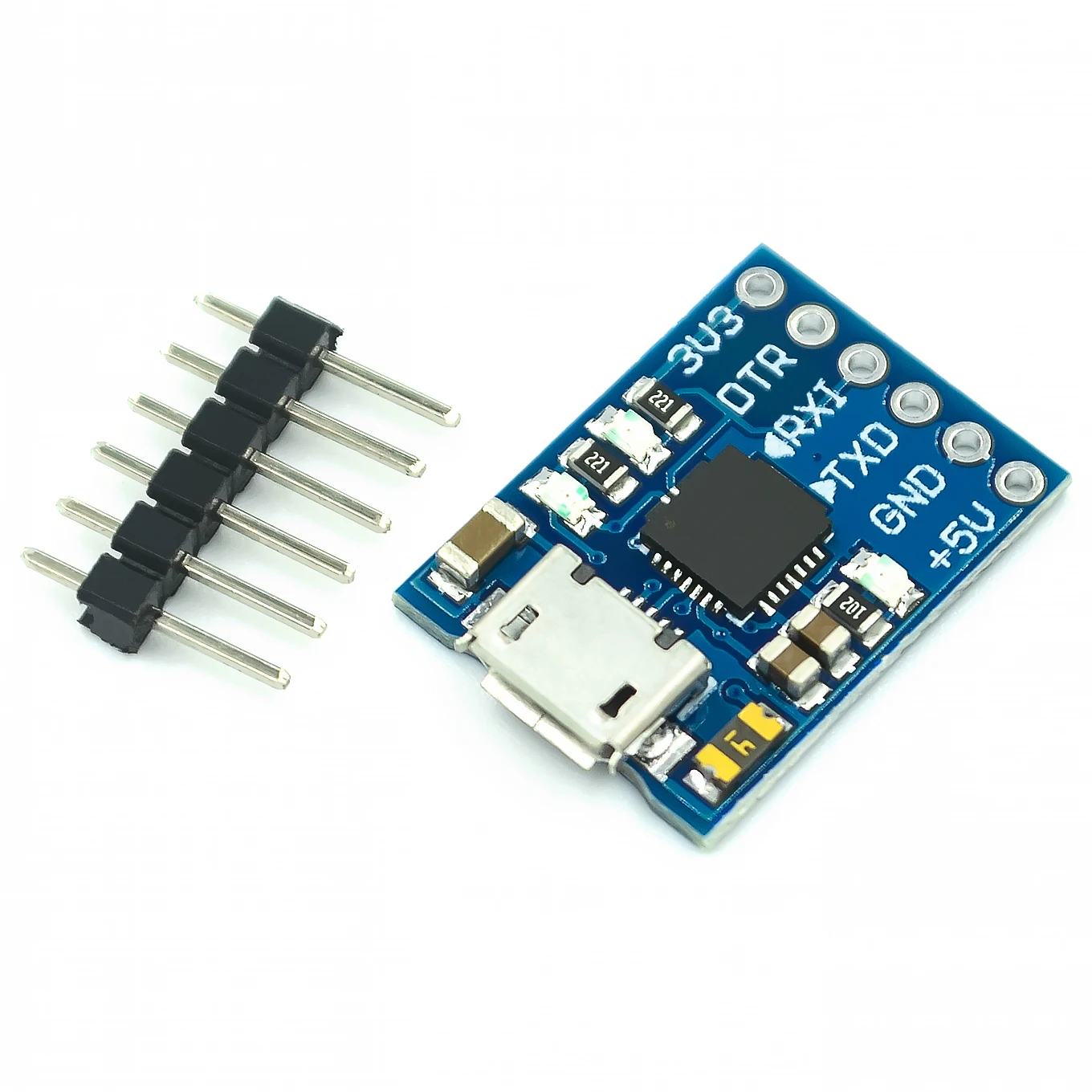 Cp2102 Micro Usb To Uart Ttl Module 6pin Serial Converter Uart Stc ...