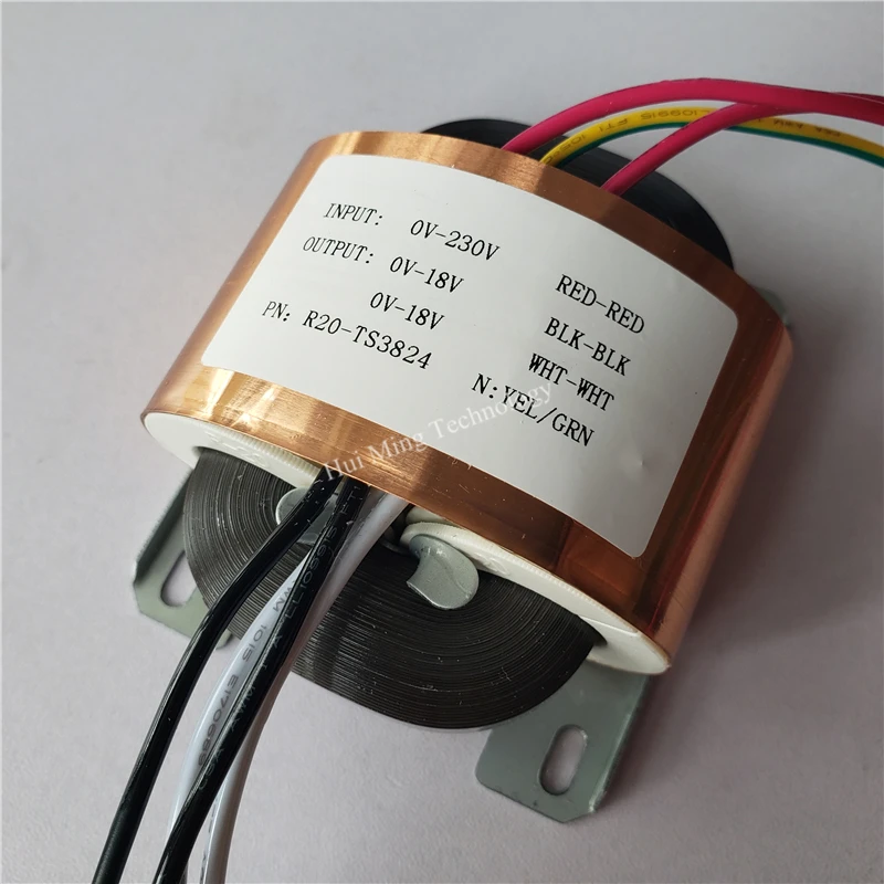 18v-0-18v 0.8a 2*18v Transformer R Core R20 Custom Transformer 220v ...