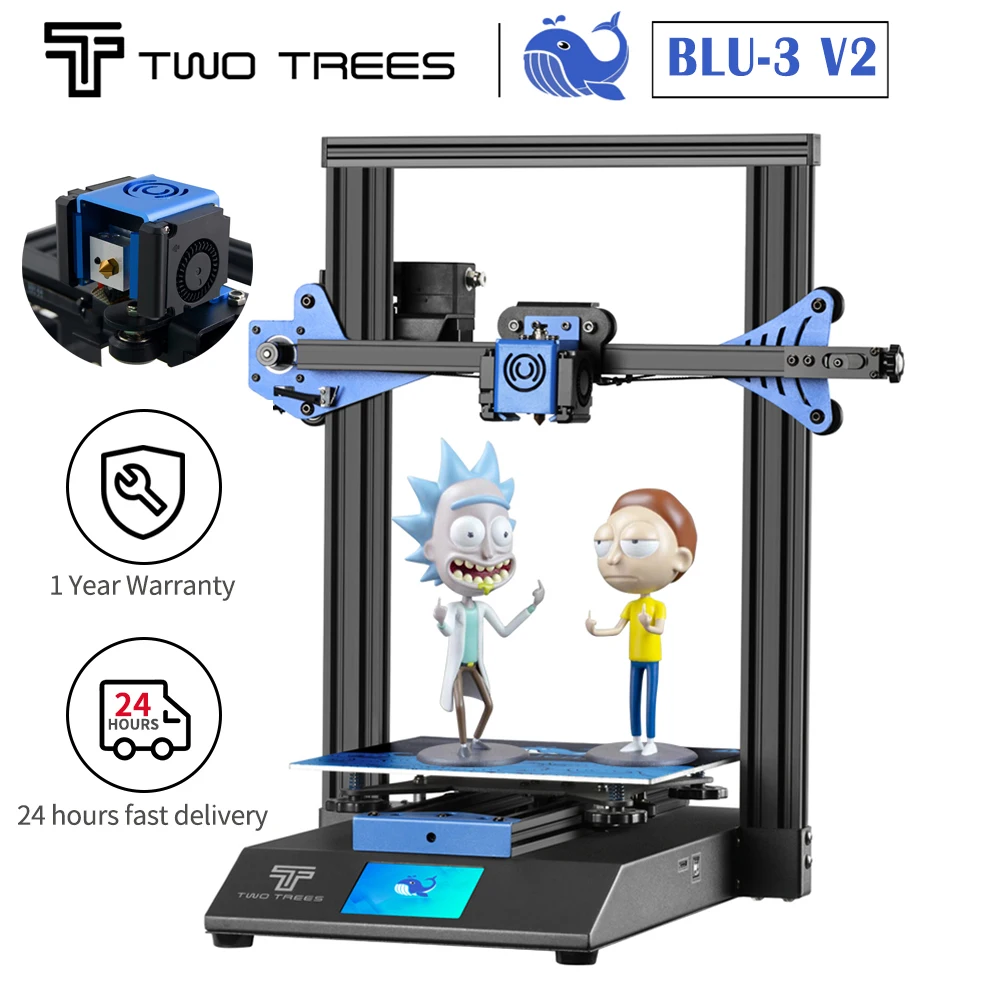 Twotrees-Blu-3-3D-Printer-Blu-3-DIY-3D-Printing-Kit-Silent-Driver ...