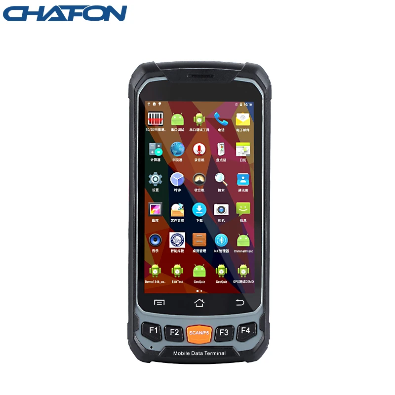 Chafon lector rfid de terminal portátil, uhf, android 7,0, bluetooth ...