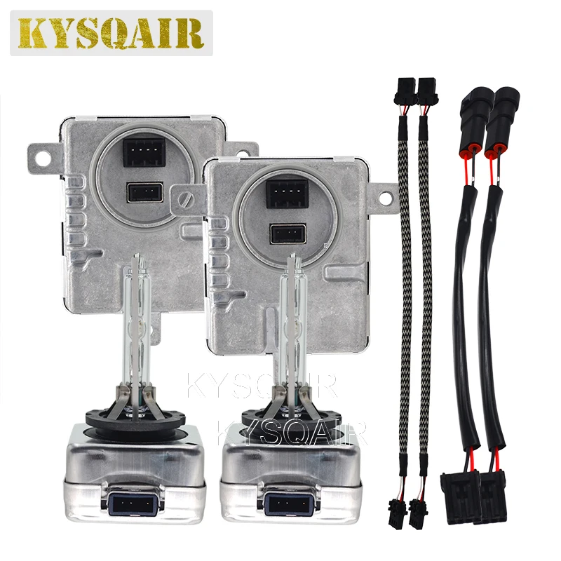 KYSQAIR faro delantero de coche, Kit de bombilla de Xenón HID para D1S A3, A4, A5, A6, A7, A8 ...