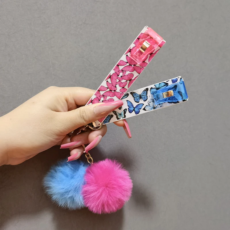 Wholesale Debit Credit Card Grabber Keychain Custom Love Puff Ball Atm ...