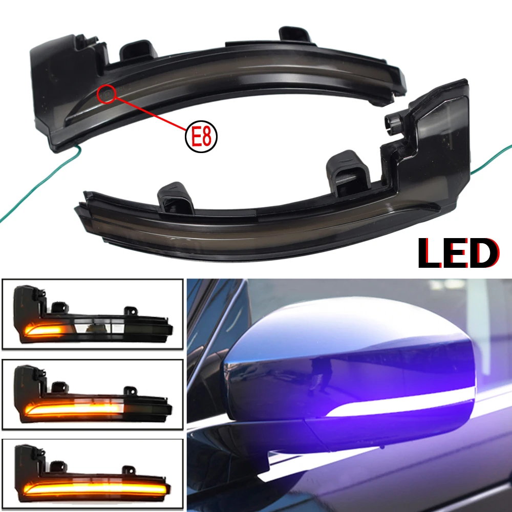 Dynamic Turn Signal LED Rear View Mirror Light For Land Rover Discovery ...