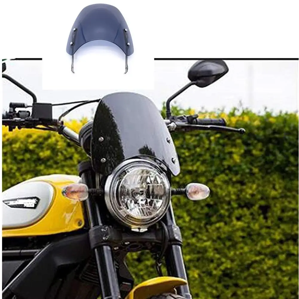 Motorcycle Accessories Windshield Windscreen Wind Screen With Mount ...