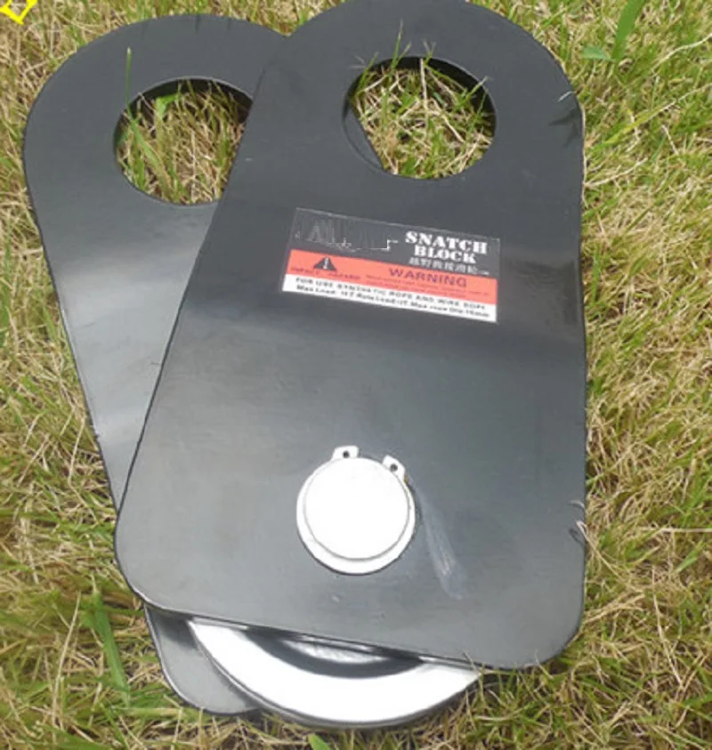 12Ton pulley sheave snatch block for winch towing rope ATV UTV tow ...