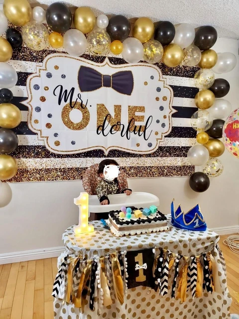 Black And White Birthday Party Decoration Ideas