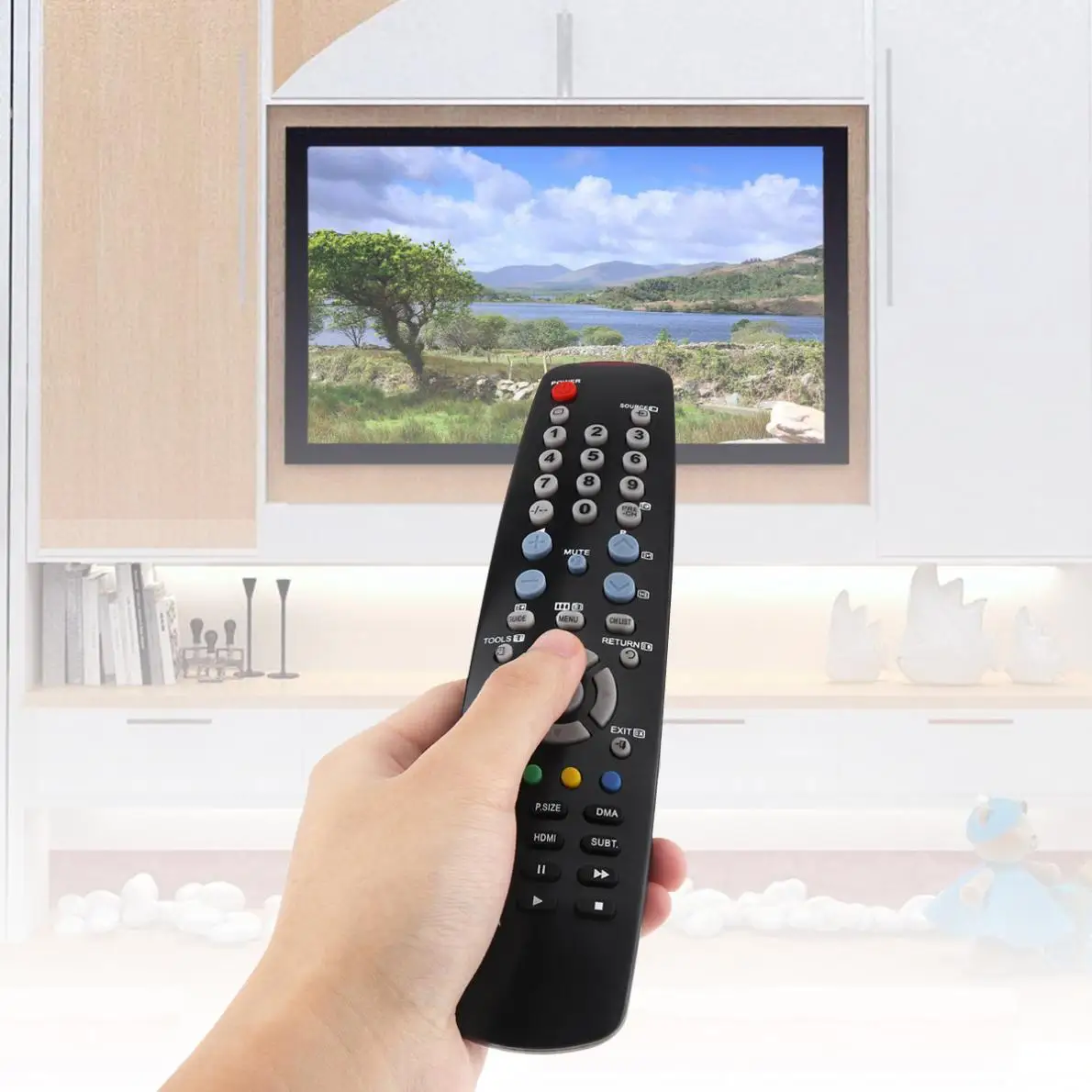 DigiYes 433MHz IR TV Remote Control with Long Transmission Distance fit ...