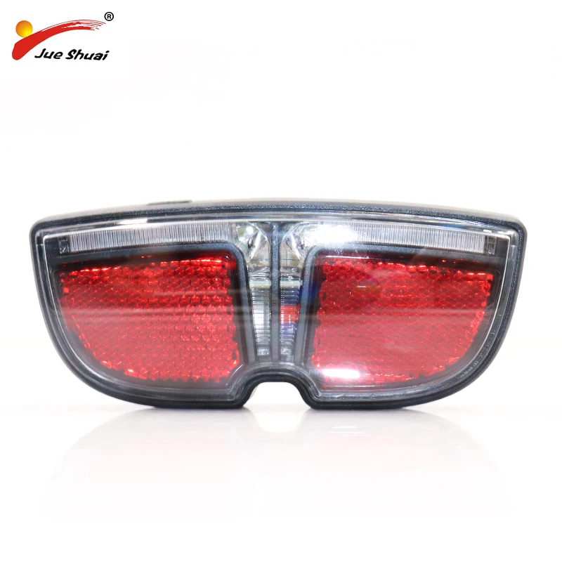 JS Red Rear Rack Light for Bicycle LED Bike Lamp Cycling Tail Light ...