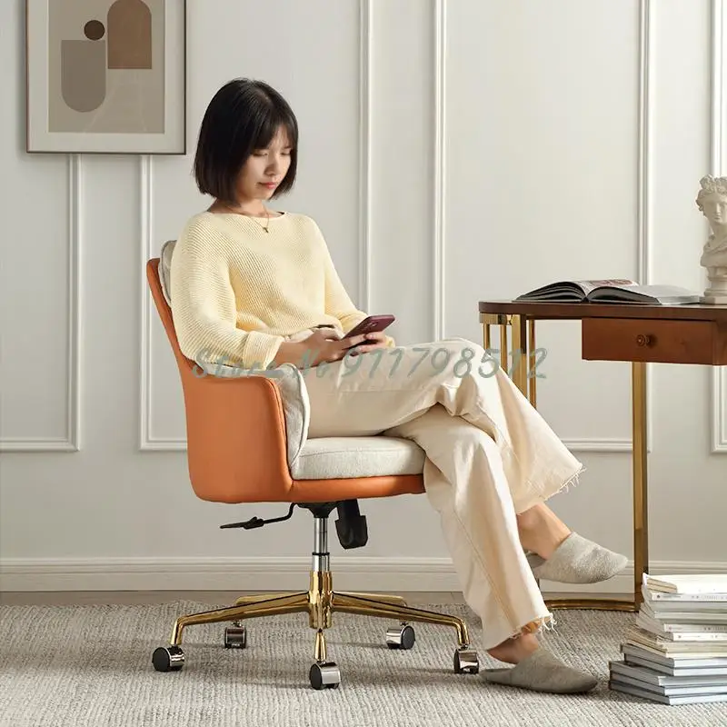 Warm Yan Home Computer Chair Bedroom Study Chair Modern Comfortable ...