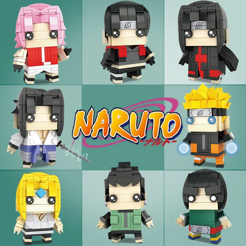 Anime-NARUTO-Building-Blocks-Uzumaki-Sasuke-Sakura-Kakashi-Itachi ...