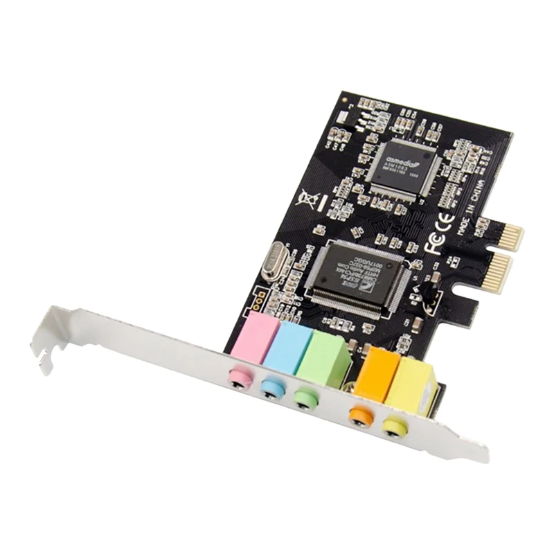 Pcie Sound Card Pci-e X1 Cmi8738 Chip 32/64 Bit Sound Card Stereo 5.1 ...
