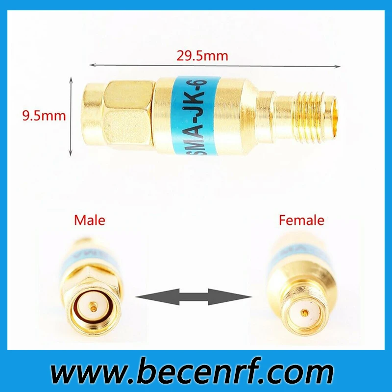 Other Diy And Tools 50ohms Rf Dc Block 2w Sma Male To Female Golden Dc