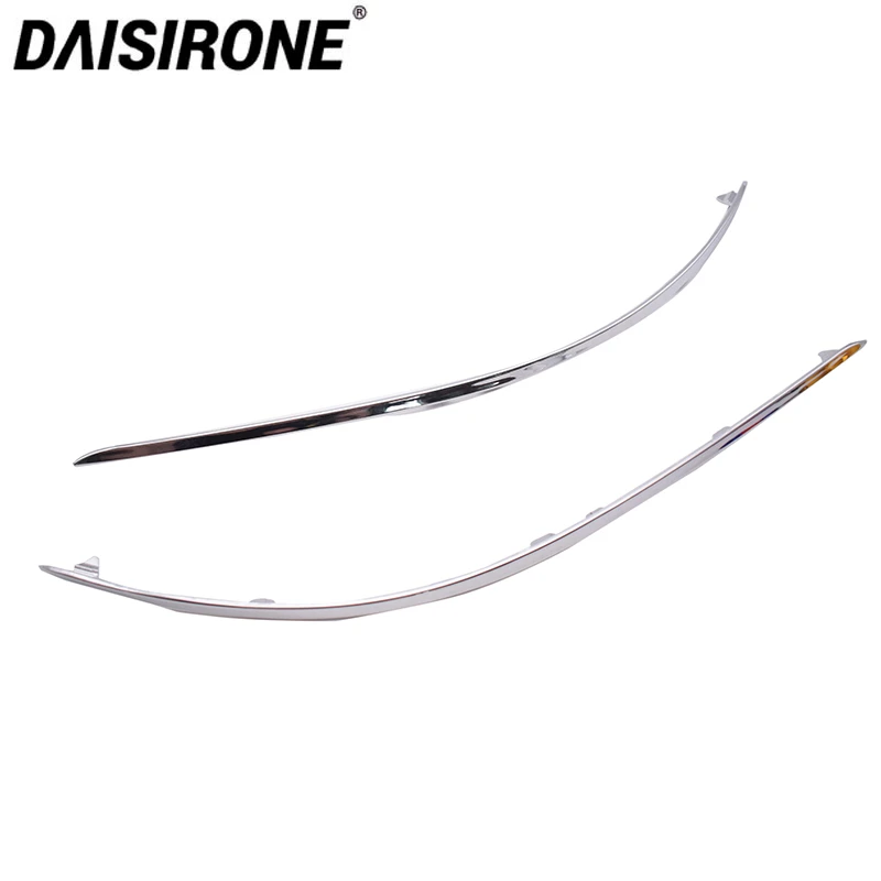 1PCS Front Bumper Chrome Trim Molding LH RH 2048850821 2048850721 For ...
