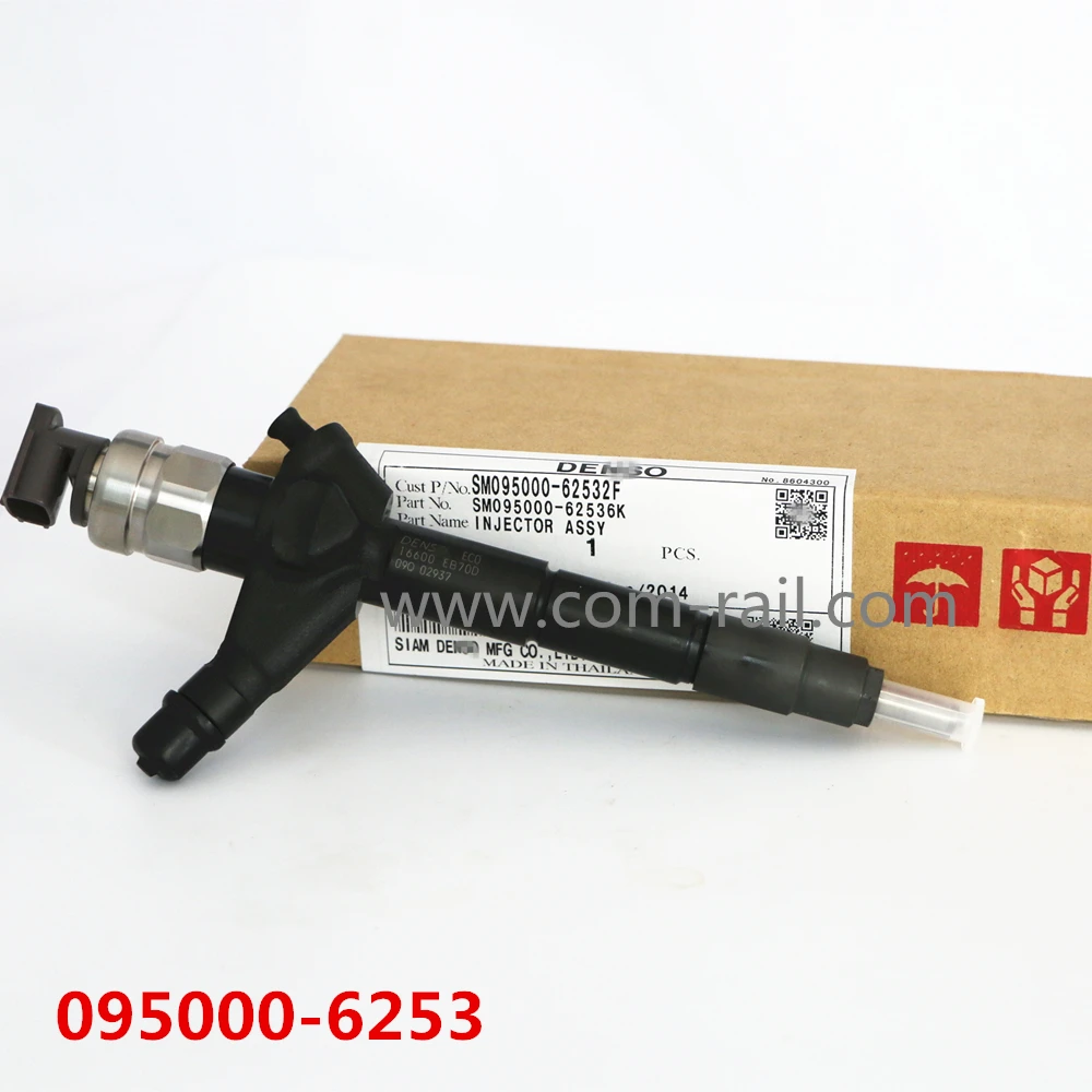 Original común carril inyector 095000 6250, 095000 6253, 0950006250 ...