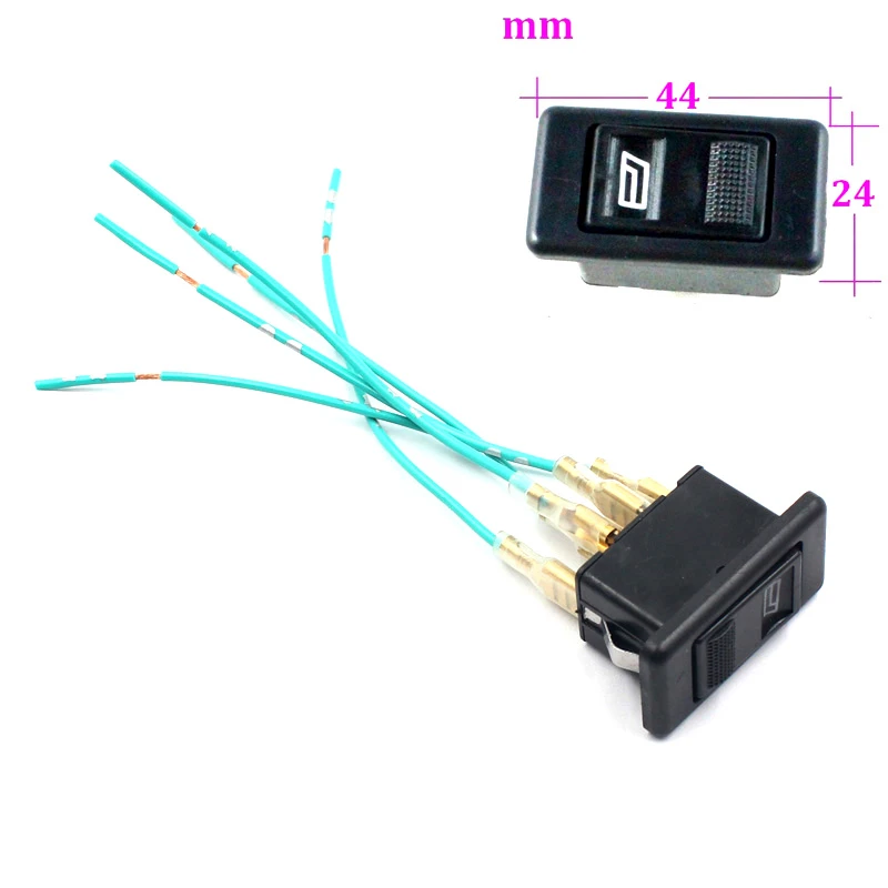 2pcs 5 Pin Window Lifter Switchs Car Power Electric Doors Windows ...