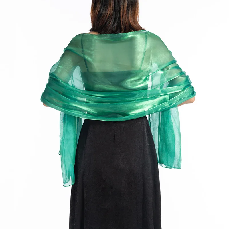 Sexy-Transparent-Solid-Color-Yarn-Long-Shiny-Sunscreen-Cloak-Shade ...
