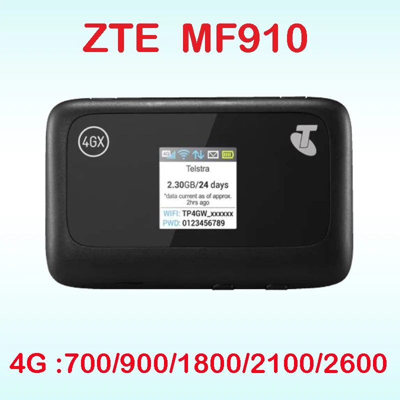 Unlocked Zte Mf910 Lte Mifi 4g Mobile Hotspot Modem 4g Wi-fi Lte Dongle ...