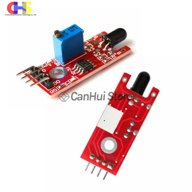 4pin-KY-026-IR-Flame-Sensor-Fire-Detection-Module-Detects-Infrared ...