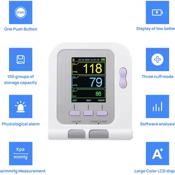 CONTEC08A-VET Digital Veterinary Blood Pressure Monitor NIBP Cuff,Dog ...