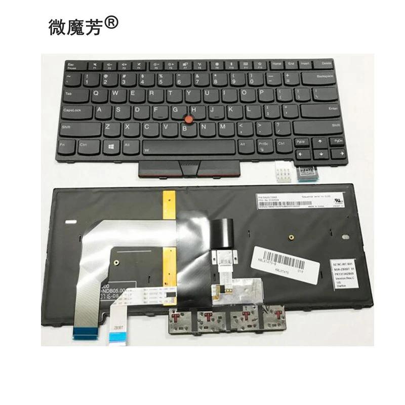 English Backlit Keyboard For Lenovo Thinkpad T470 T480 A475 A485 ...