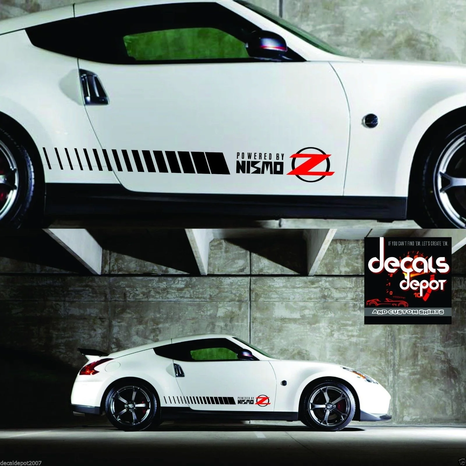 For (2Pcs) Decal Vinyl Fits NISSAN 350Z, 370Z, 300ZX, 240Z or Any Z ...