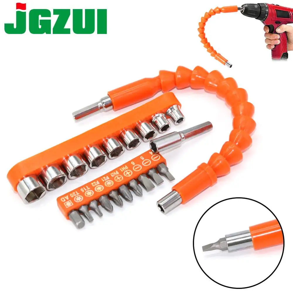 Flexible Shaft Tool Drill Magnetic Screwdriver Bit The Sleeve Holder ...