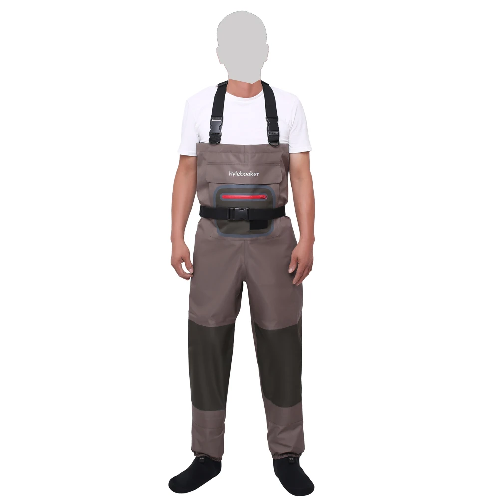 Lightweight Breathable Fly Fishing Chest Waders Stockingfoot Waders for ...