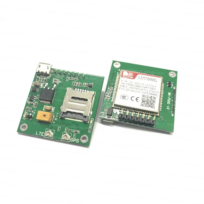 Sim7000g placa de fuga simcom lte módulo cat m1 nb iot módulo global banda sim7000g kits ...