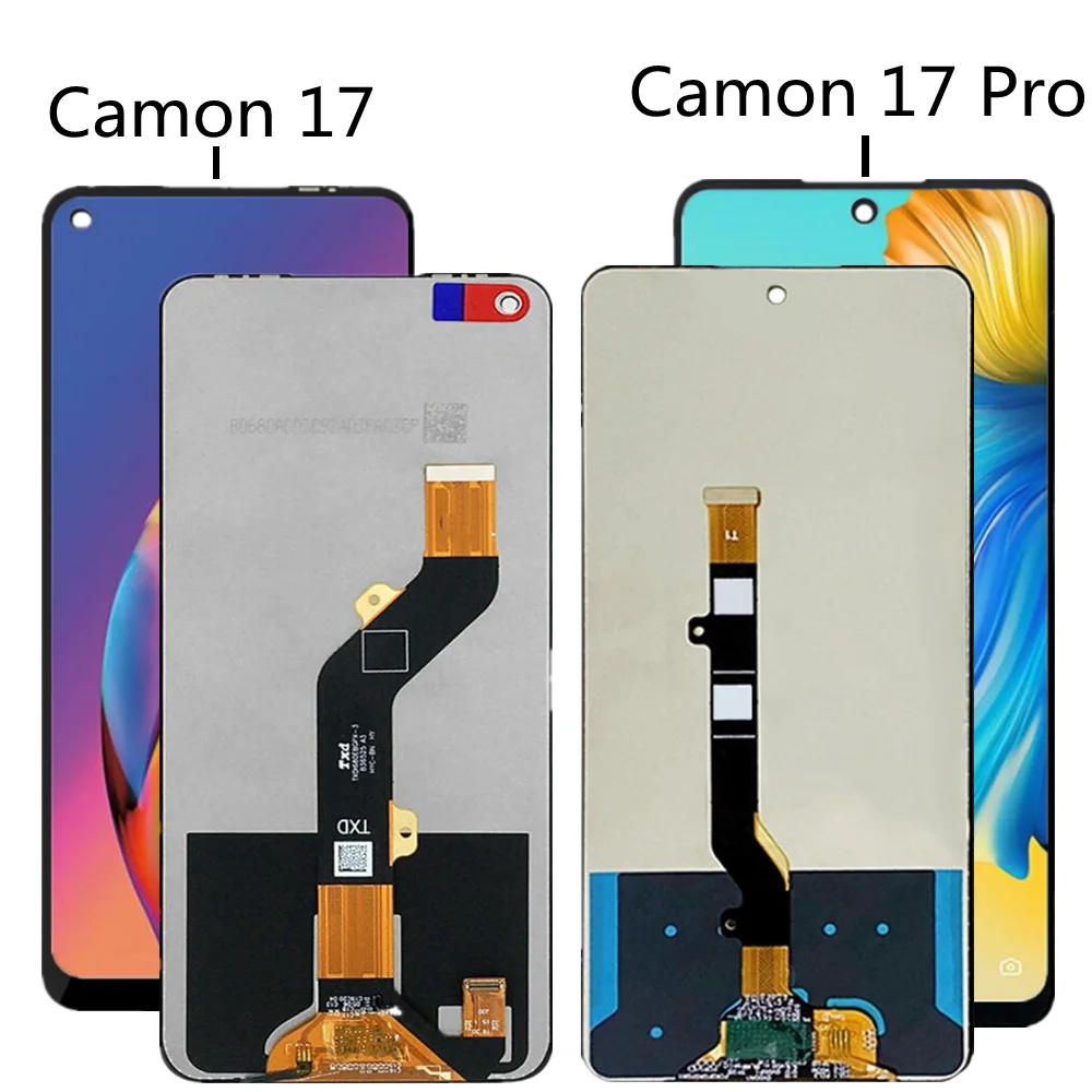 LCD For Tecno Camon 17 pro LCD Display Touch Screen Digitizer Assembly ...