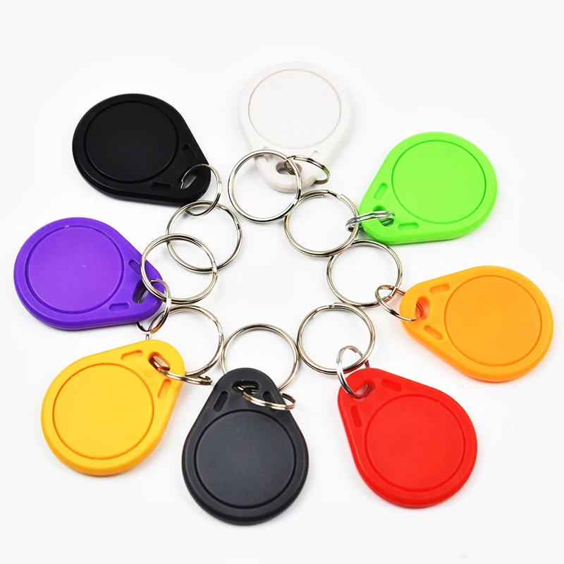 1pcs/Lot T5577 Rewritable Programmable RFID 125 KHz Keychain Keyfobs ...