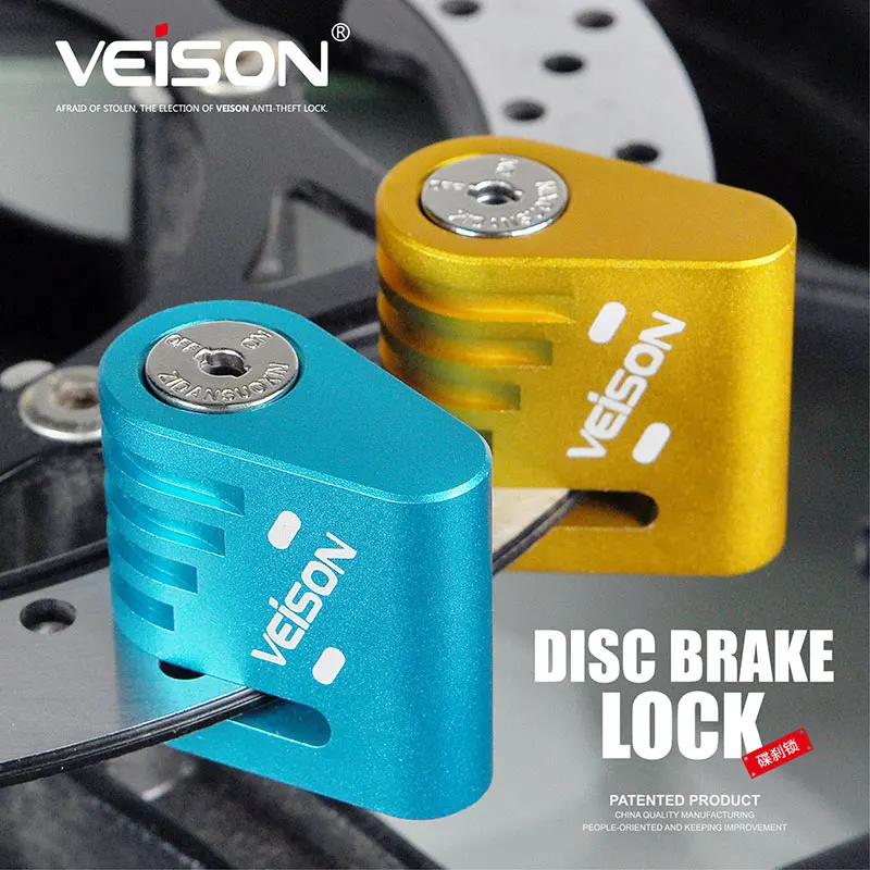 VEISON-Motorcycle-MTB-Bike-Bicycle-Disc-Brake-Locks-Padlock-Motor-Anti ...