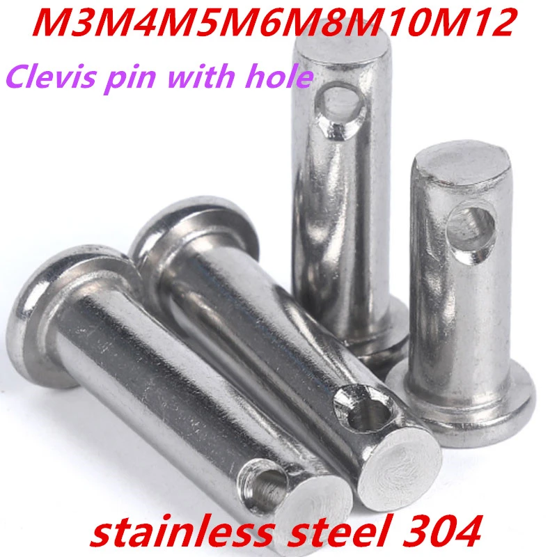 M3m4m5m6m8m10m12m14m16m18m20 Stainless Steel 304 Shaft Flat Head Pins ...