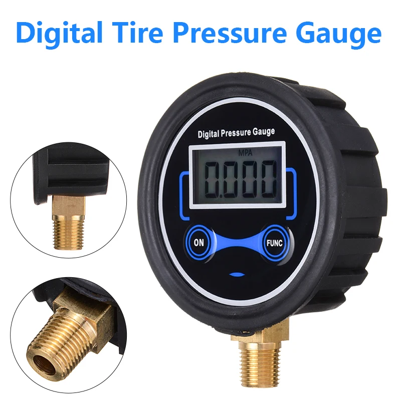 Medidor de presión Digital duradero para coches, medidor de neumáticos de motocicleta, probador ...