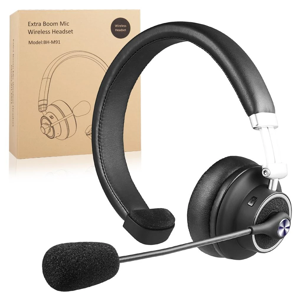 Bh-m91 Noise Cancelling Bluetooth Csr Headset Wireless Headset With ...