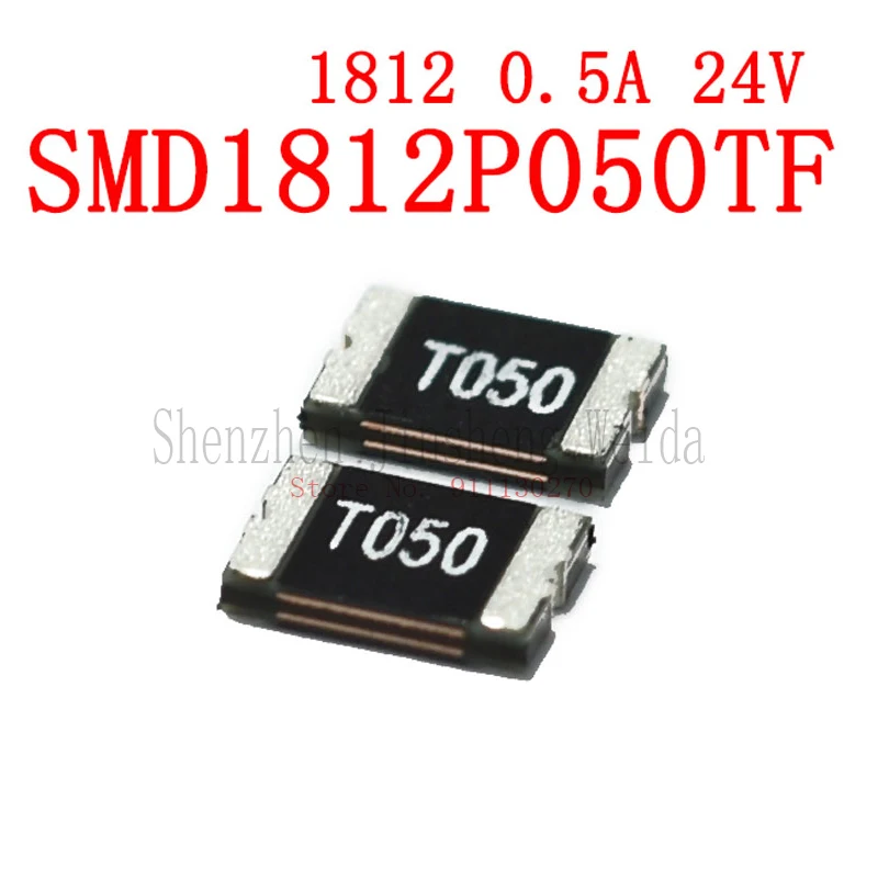 Fusível reajustável smd 20 peças, tela de seda t050 smd a 24v