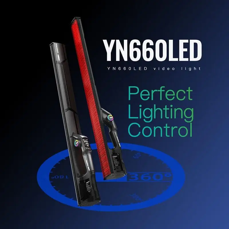 YONGNUO YN660 LED RGB LED Light Stick Handled 2000 9900K Lighting ...