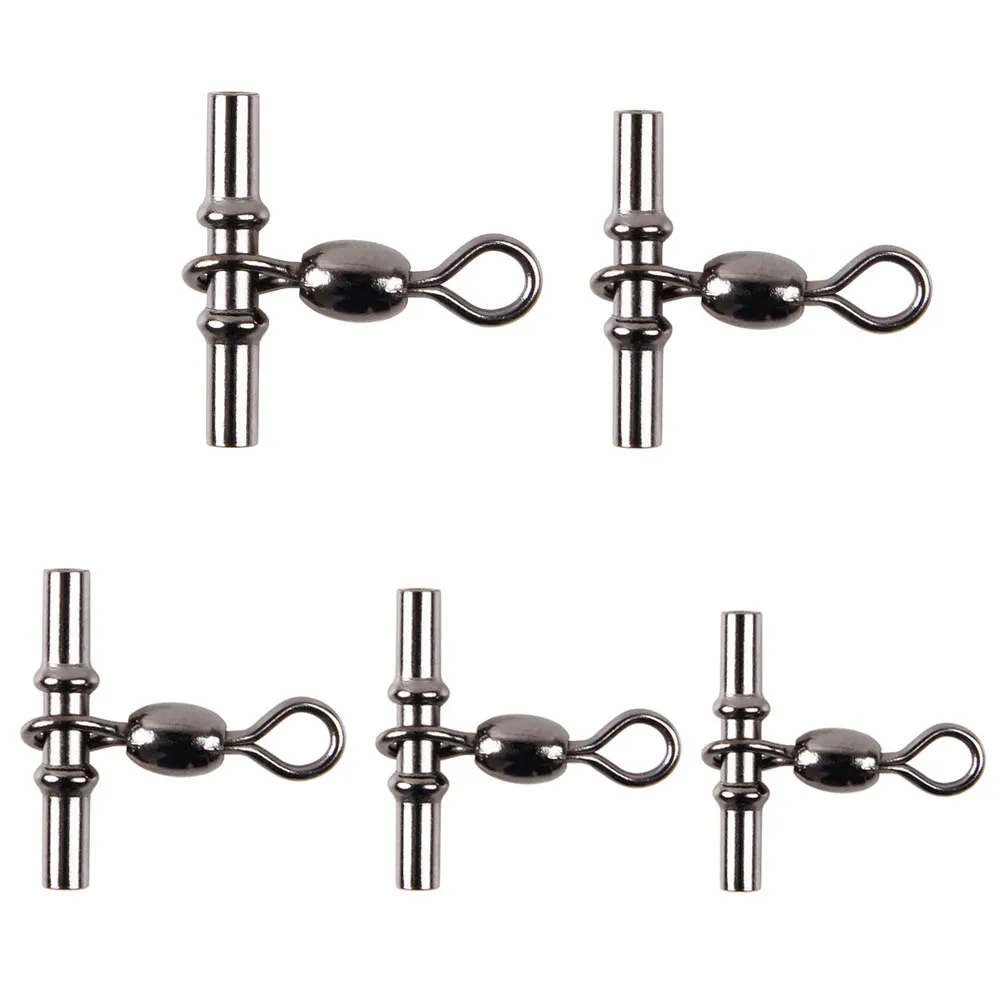 70Pcs-3-Way-Cross-Line-Barrel-Fishing-Swivels-Deep-Drop-rig-Crimp ...