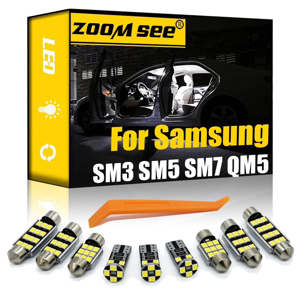 LED 자동차 인테리어 조명 전구 키트, 삼성 SM5 SM3 SM7 QM5|시그널 램프| - AliExpress