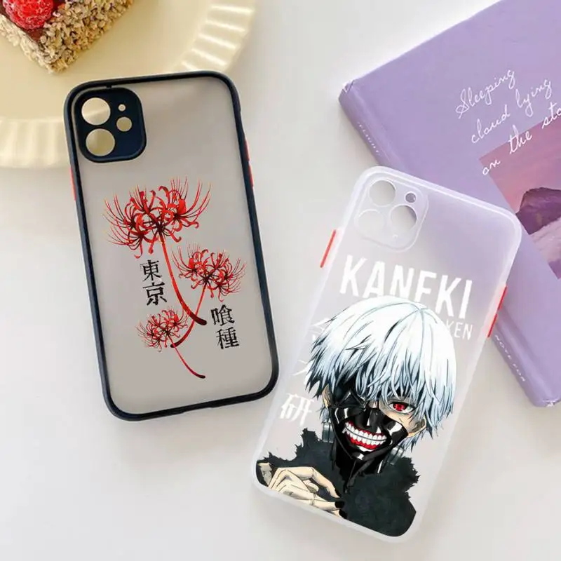 Japanese anime Tokyo Ghoul Kaneki Ken Phone Case matte transparent For ...