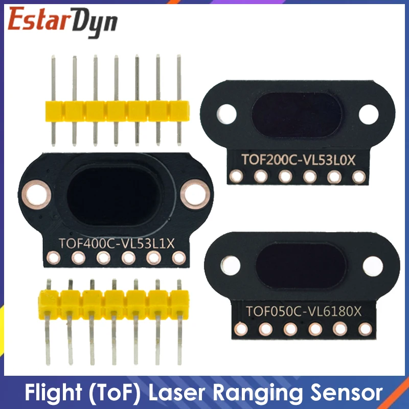 VL6180/VL53L0X/VL53L1X Time of Flight (ToF) Laser Ranging Sensor Module ...