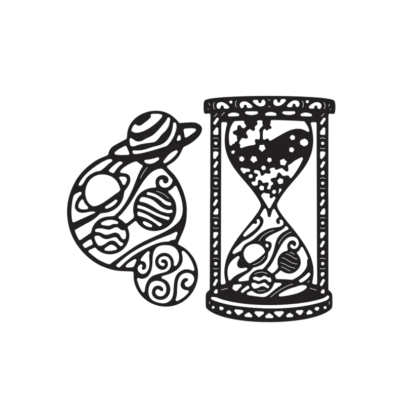 Tribal Hourglass Drawings