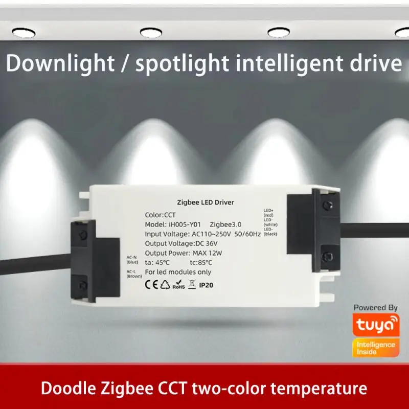 Tuya Zigbee Smart LED Strip Controller RGB CW/CCT 6pin Light Strip ...