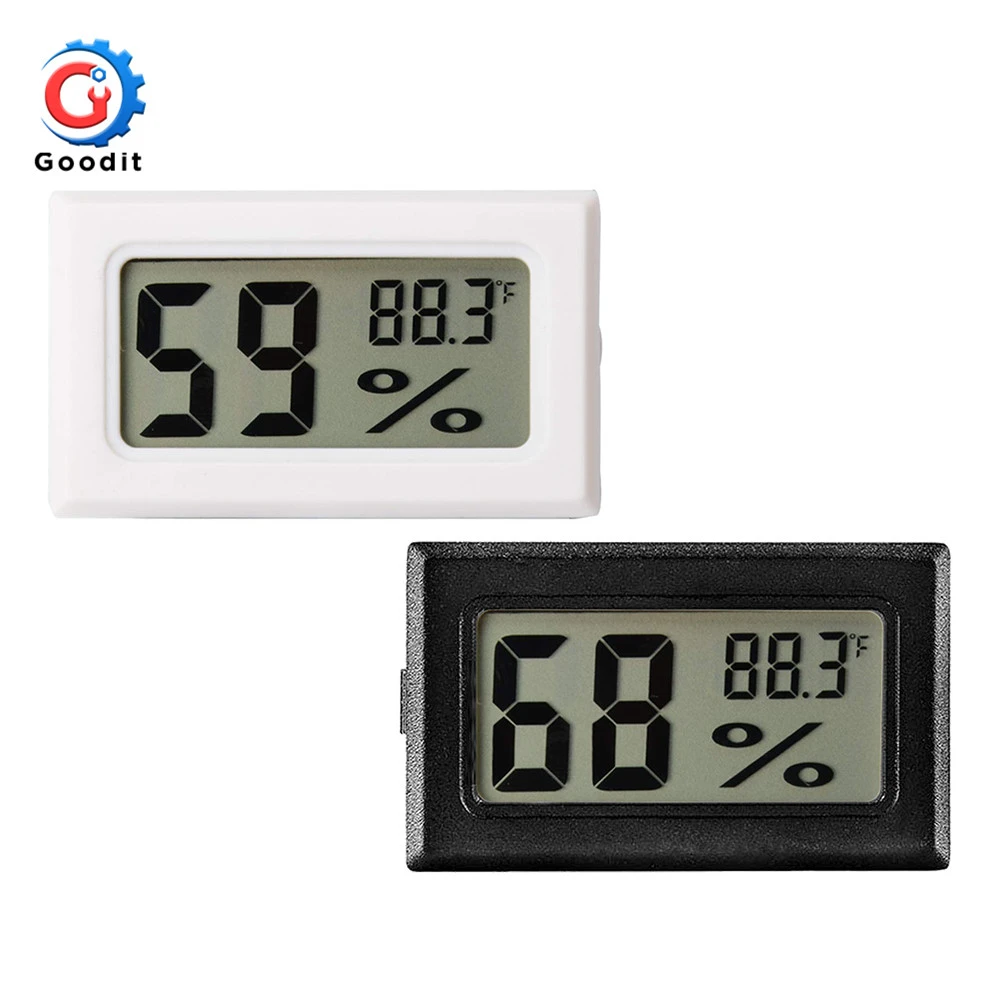 Hygrometer Temperature Humidity Sensor Mini Lcd - Mini Digital Lcd ...